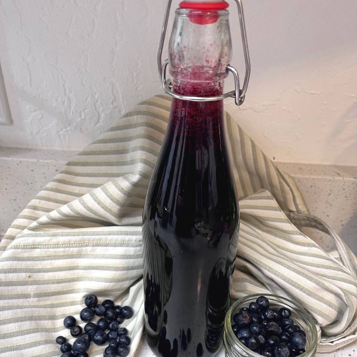 Blueberry Simple Syrup Recipe - Easy to Make Homemade - Unhurried Homemaker