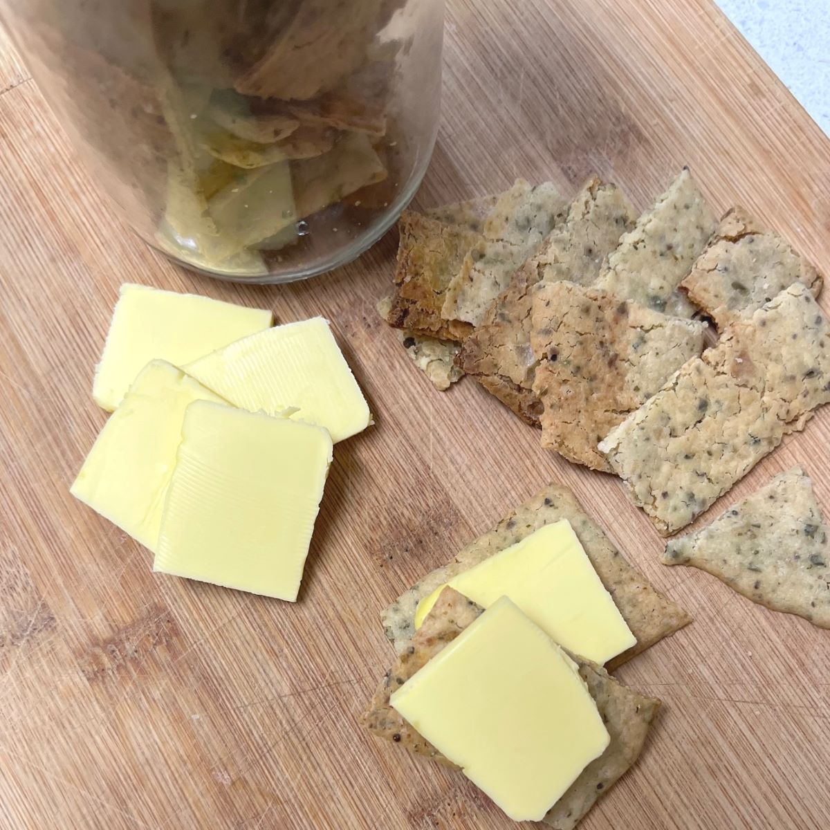 Sourdough Discard Crackers Recipe - Thin and Crispy - Unhurried Homemaker